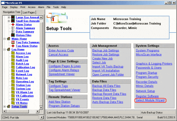 MicroScan V5 - Enable New Licence - Intech Instruments Ltd